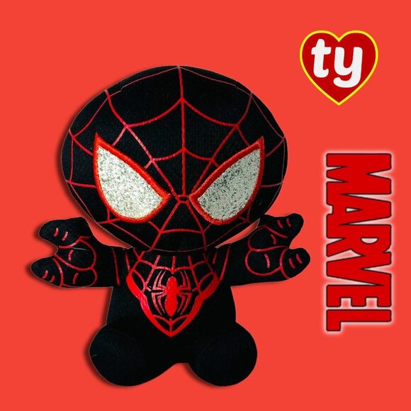 Ty | Toys | Ty Beanie Baby 6 Marvel Miles Morales Spiderman Spider ...